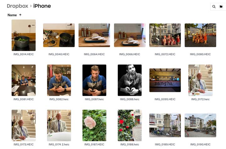 Fotos in der Dropbox speichern / IVENT Fotokurse und Bilddatenbanken